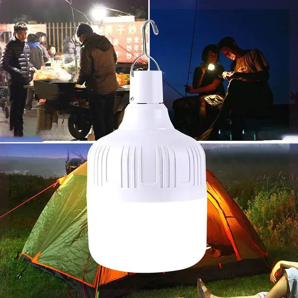 Portable Camping Light Usb Rechargeable Led Hanging Light Led Addict