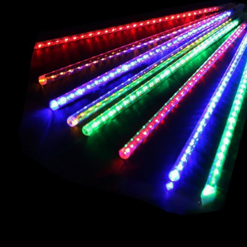 Meteor Shower Rain LED Fairy Lights - AC, 30cm, 8 Tubes – LED Addict